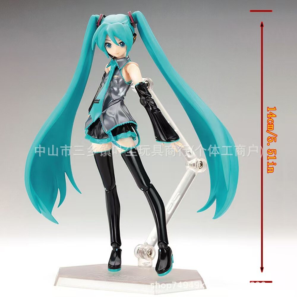 Игрушка figma hatsune miku vocaloid, 15 см, набор(Высокое качество