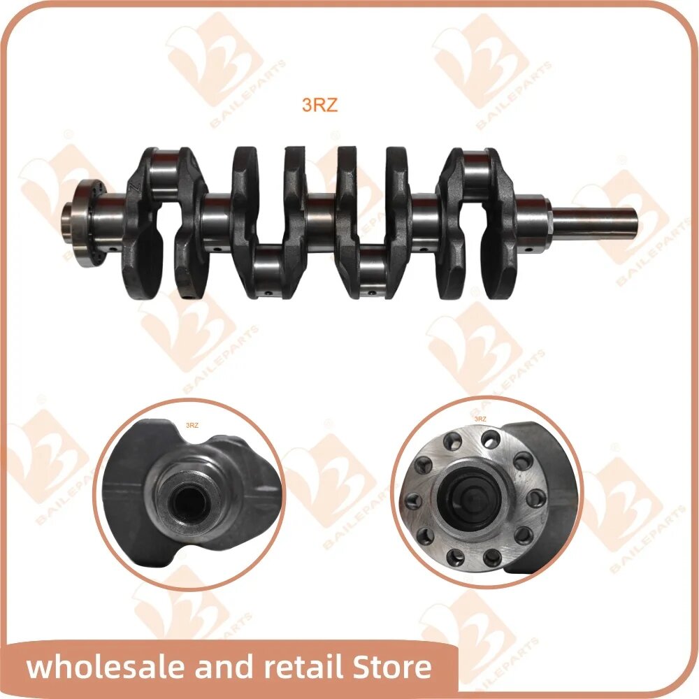 Коленчатый вал Crankshaft для двигателя Toyota 3RZ — запчасть для экскаватора, OEM 3RZ