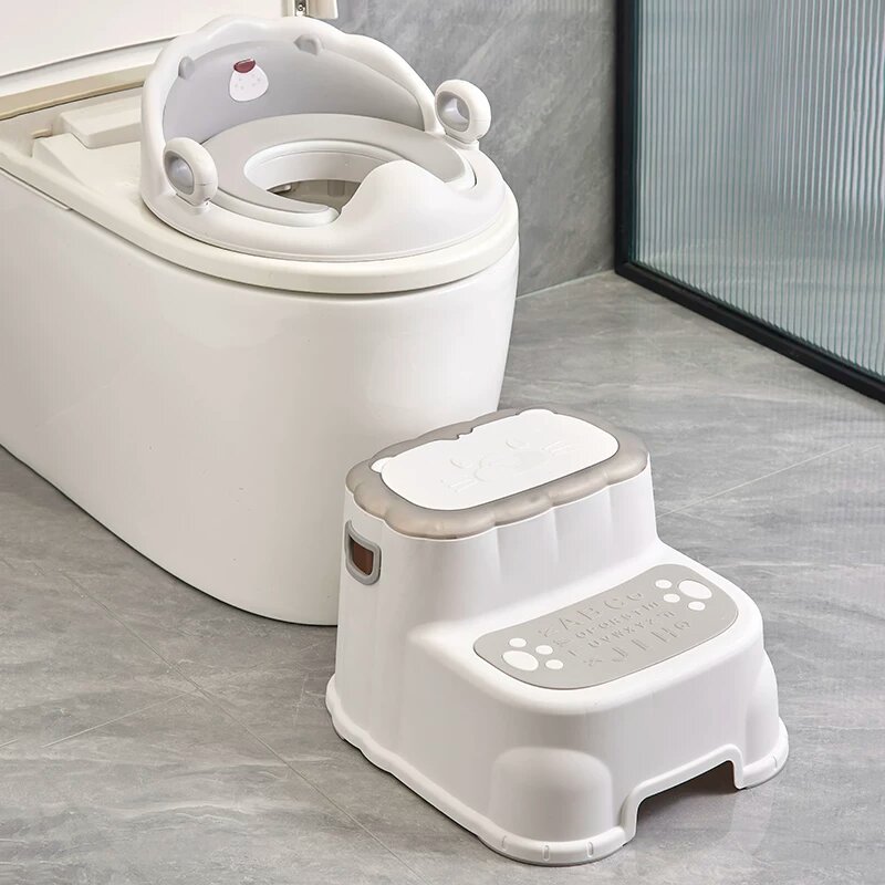 Mengshi TPE Svetyashchayasya v Temnote Sedanka s Podstavkom - Quantum Gray (Detskaya Toiletnaya Treningovaya,
