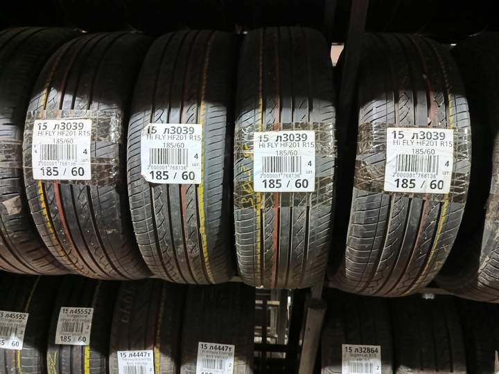 Летние шины Sigma HiFly 201 185/60 R15 30% износ