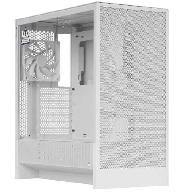 NZXT CC-H52FW-01 Корпус ПК без блока питания/ Case NZXT H5 Flow (2024), Midi-Tower, TG, 2x120mm, 1xUSB-A 3.2 + 1xUSB-C