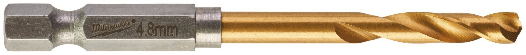 Сверло по металлу RedHEX HSS-G TiN 4.8 мм