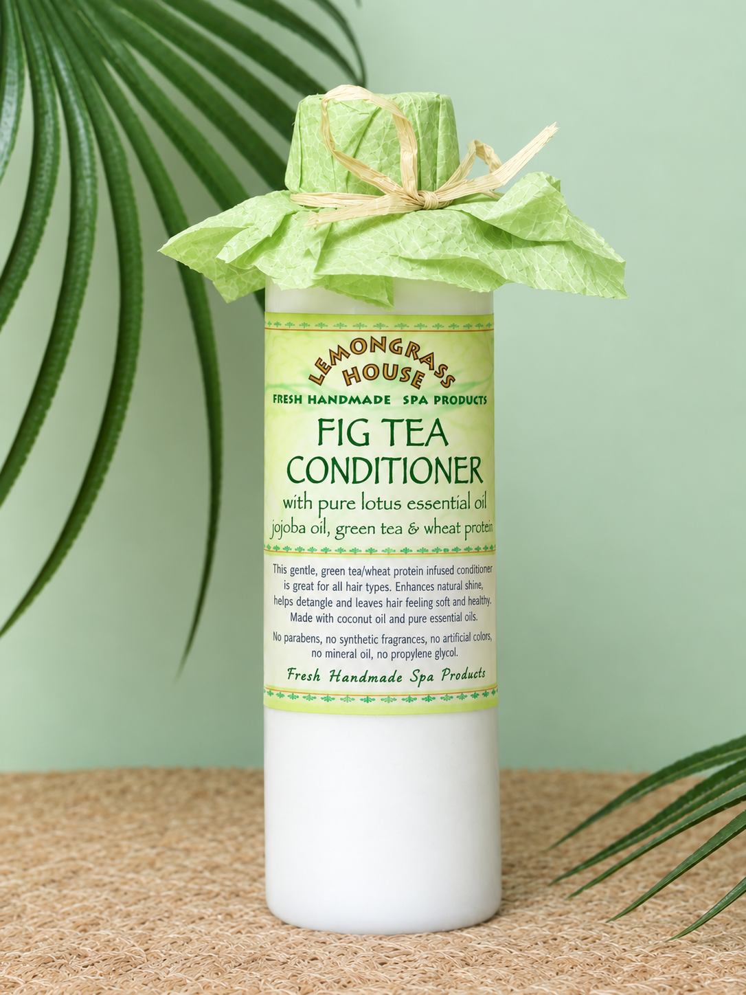 Кондиционер для волос "Инжирный чай" 120мл. Натуральный/ С эфирным маслом. Лемонграсс хаус (Тайланд)