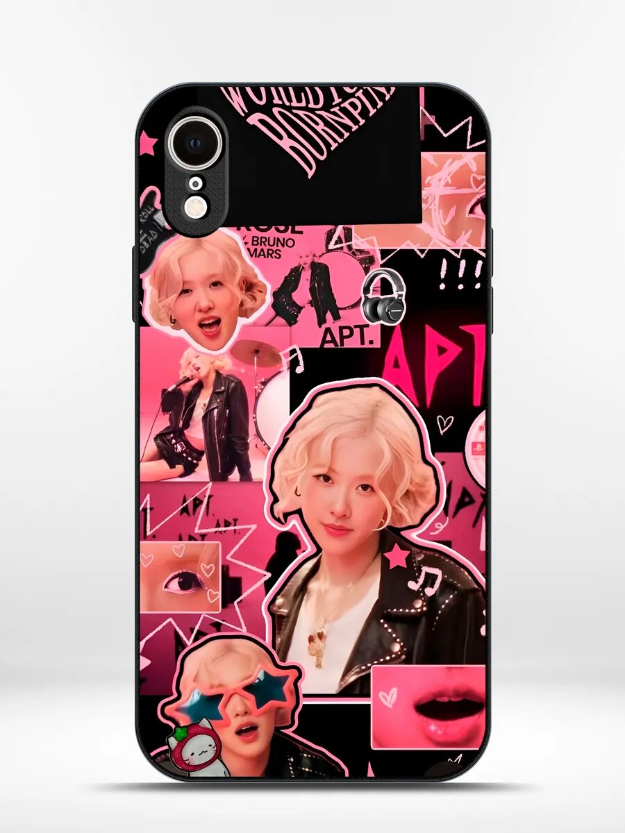 Чехол на iPhone XR Rose