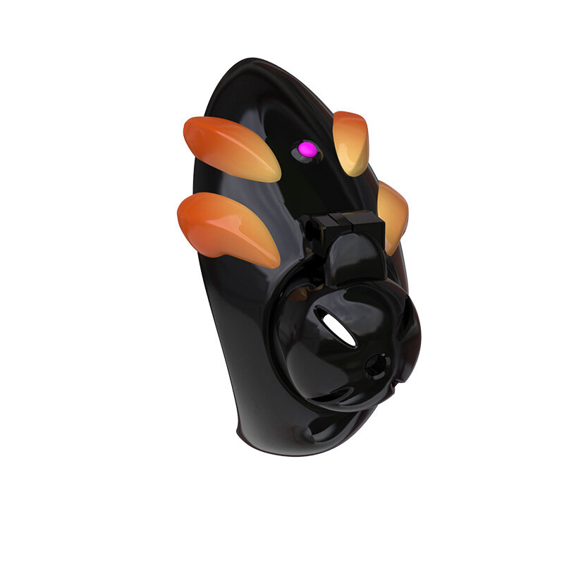 Клетка для удержания полового члена Star Dome, игрушка для БДСМ, кольцо от выпадения, Цвет: Чёрный, Размер: Man