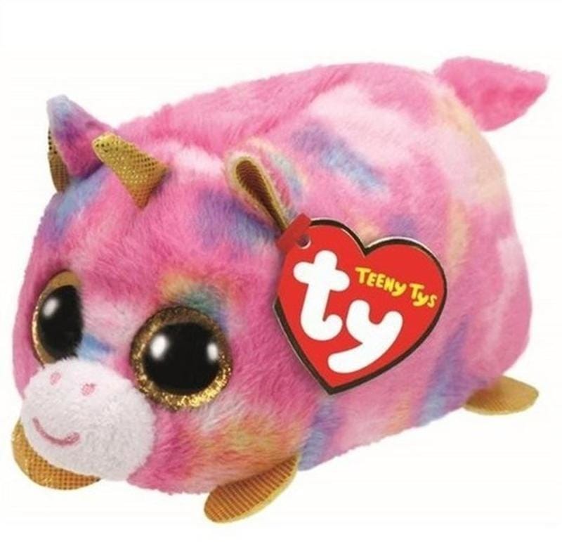 Мягкая игрушка TY Teeny Tys, единорог Star, белый, 9 см