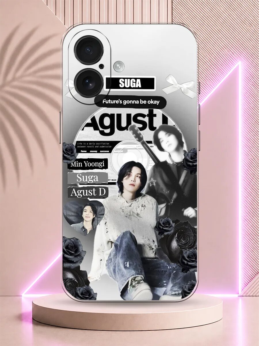 Чехол на iPhone 16 BTS Suga