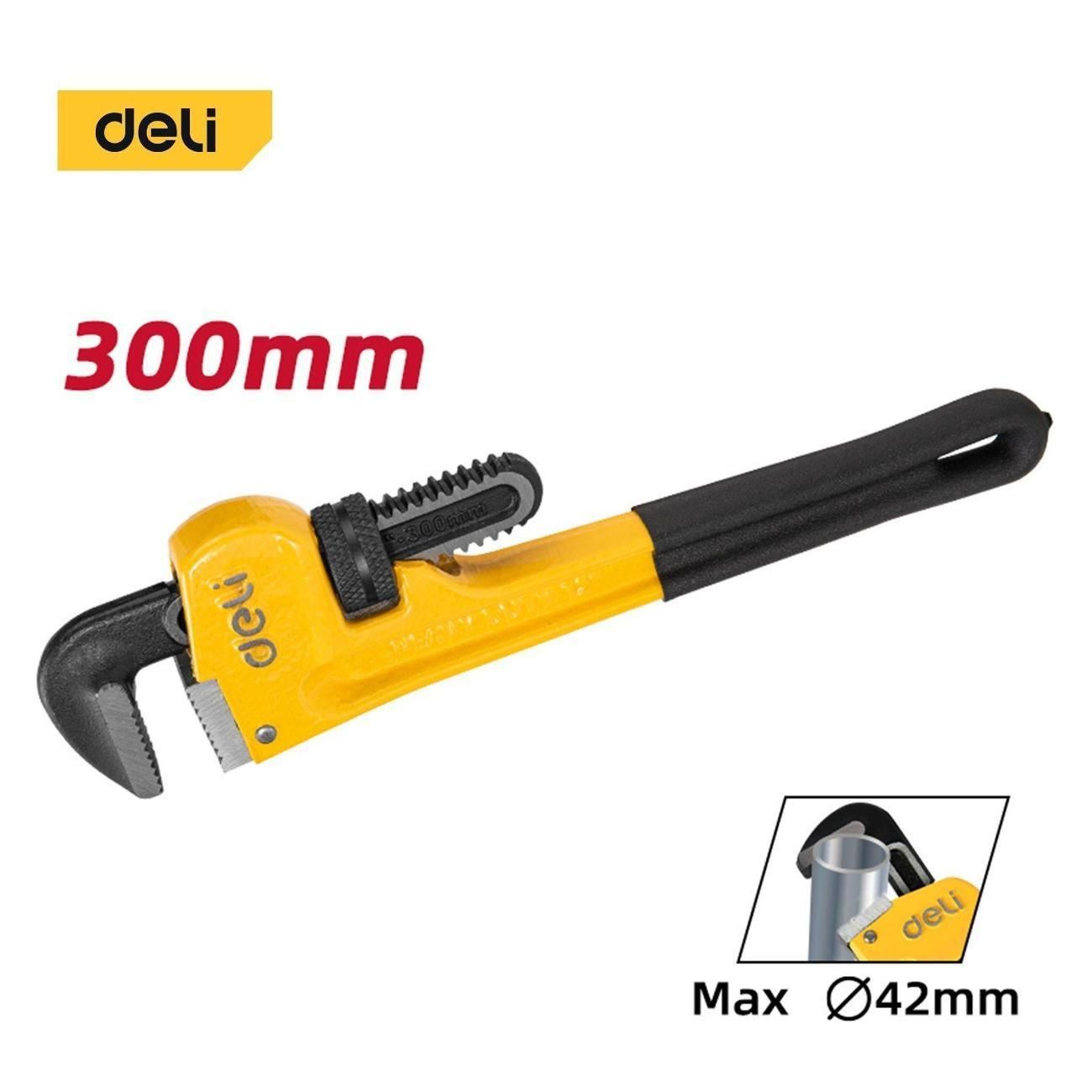 Ключ трубный Deli Tools DL2512