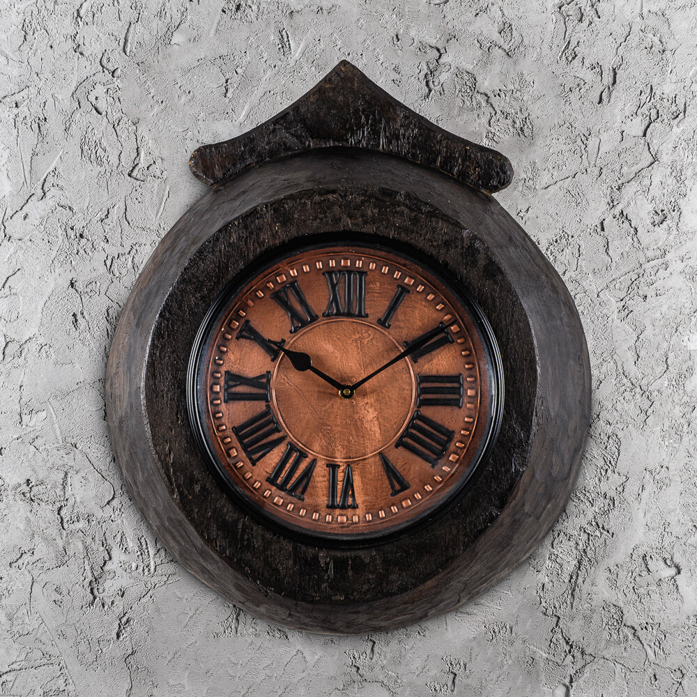 Часы настенные деревянные интерьерные Decor of today 40х15х51