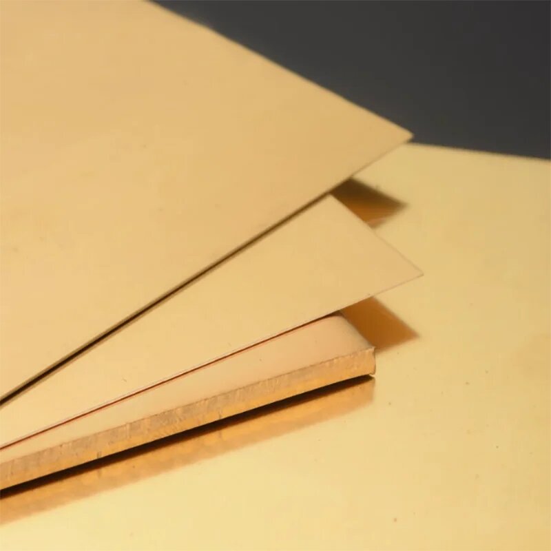 Латунная фольга для инструментов 0.04x100x500mm, 1pc