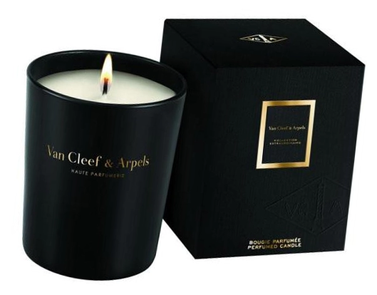 Ароматическая свеча Van Cleef and Arpels Rose Rouge 140 гр для помещений - Ван Клиф Энд Арпелс