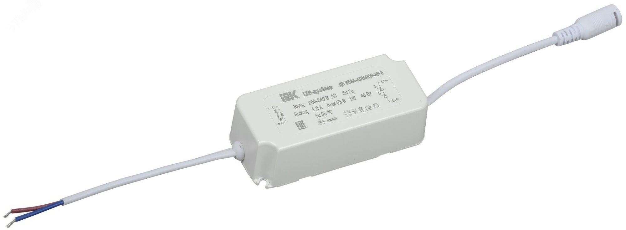 LED-драйвер тип ДВ SESA-ADH40W-SN Е, для LED светильников 40 Вт
