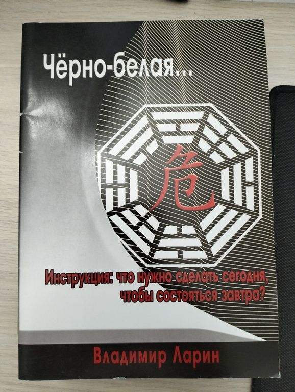 Черно белая Инструкция: Что нужно сделать сегодня что бы состоятся завтра? Программа: будущее стоит того что бы за него бороться. Ларин В.