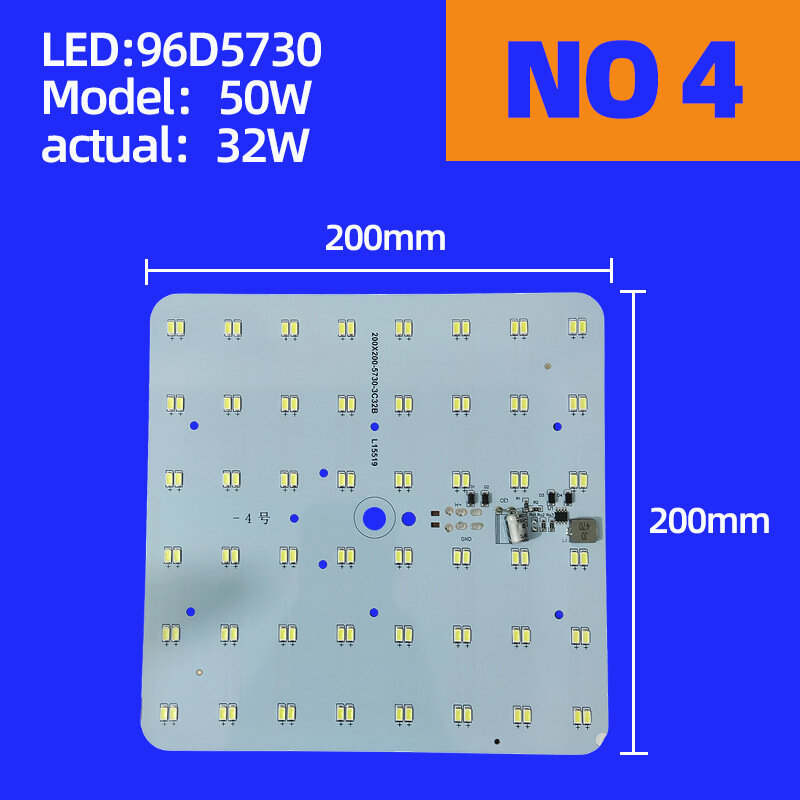 Светодиодная плата 12V 24V 85V 5730 96D 50W Яркая COB SMD подсветка для уличного фонаря и вывески