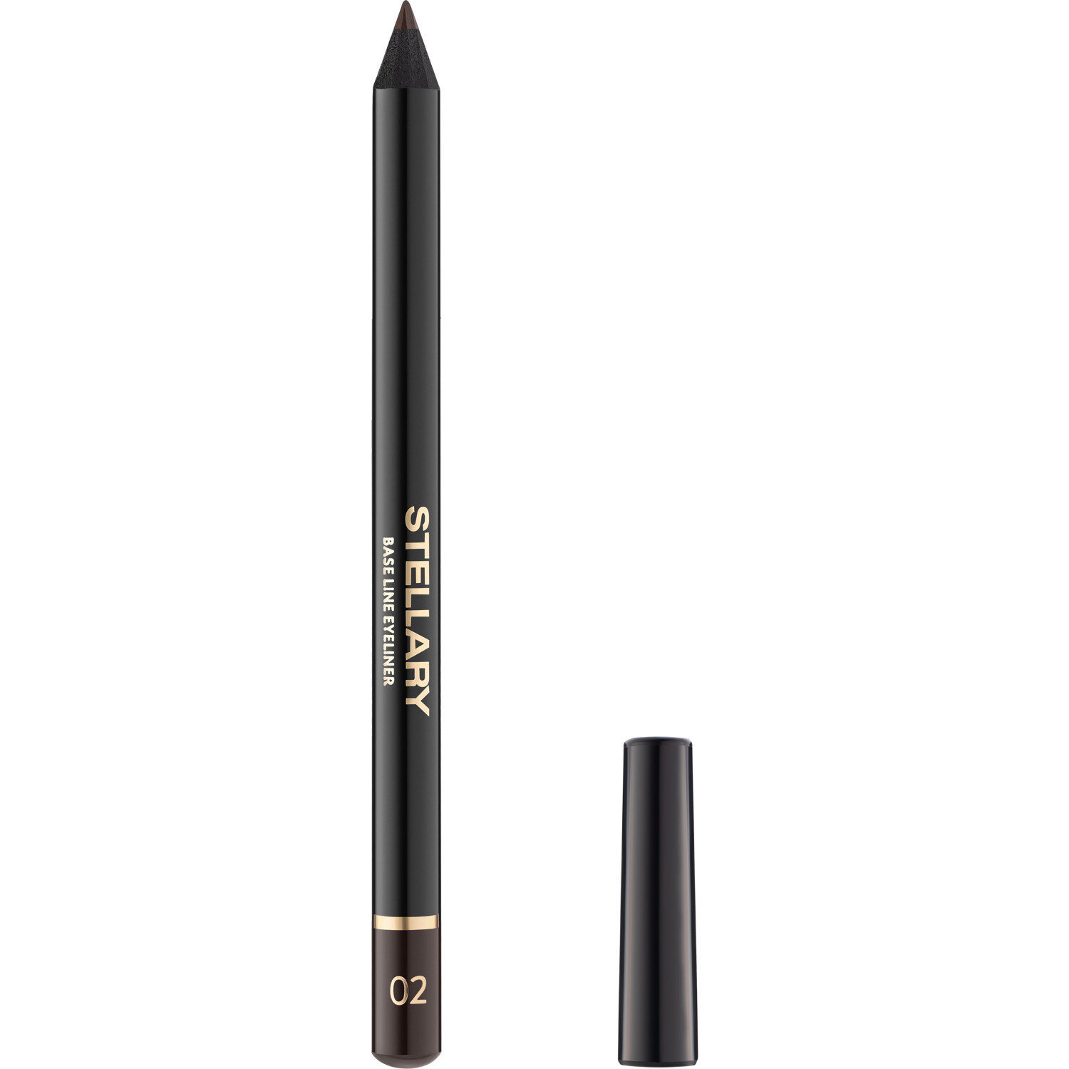 Stellary Карандаш для глаз Eyeliner Base Line тон 02 BROWN, 1,3г