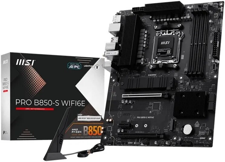 Материнская плата AM5 MSI PRO B850-S WIFI6E