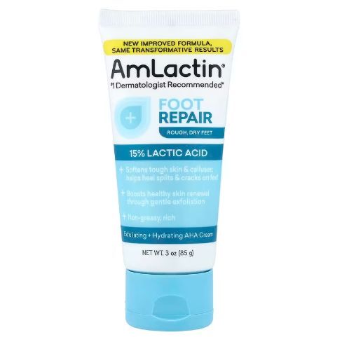 AmLactin, Foot Repair, suitable for rough, cracked feet, fragrance-free, 3 oz (85 g)3 унции (85 г)