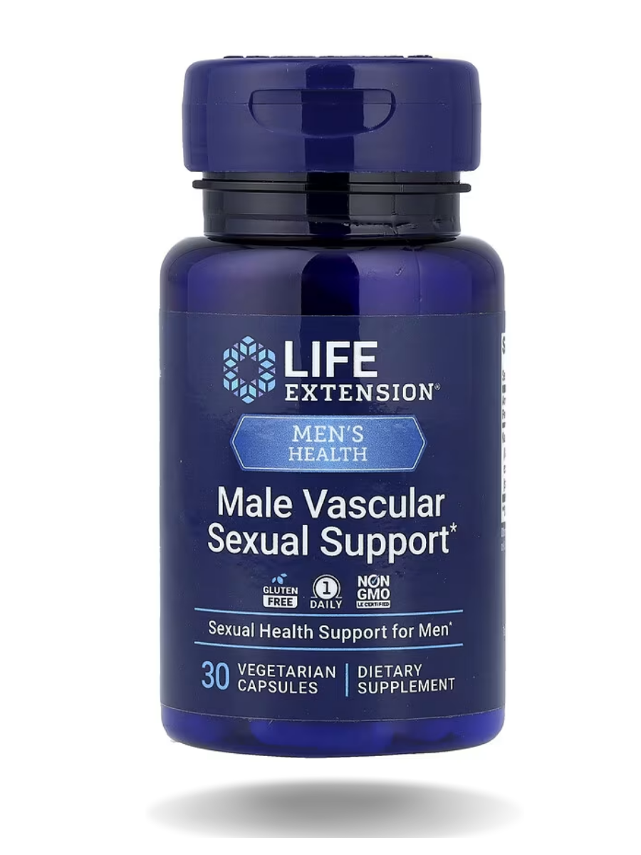 Life Extension, Male Vascular Sexual Support, 30 капсул