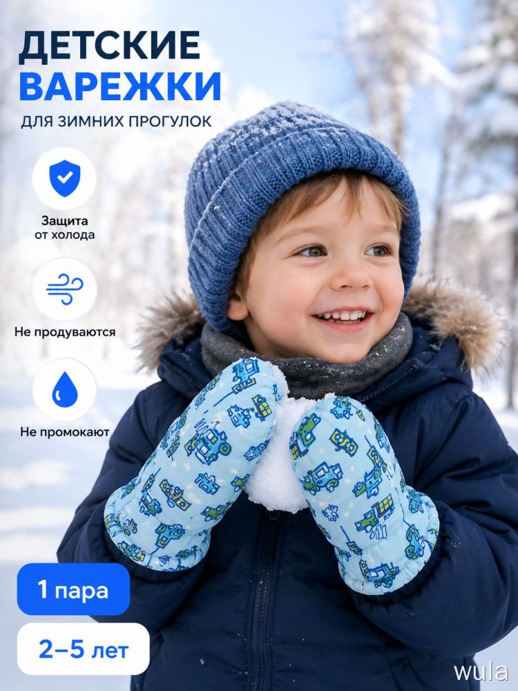 Лыжные перчатки, 1 пара