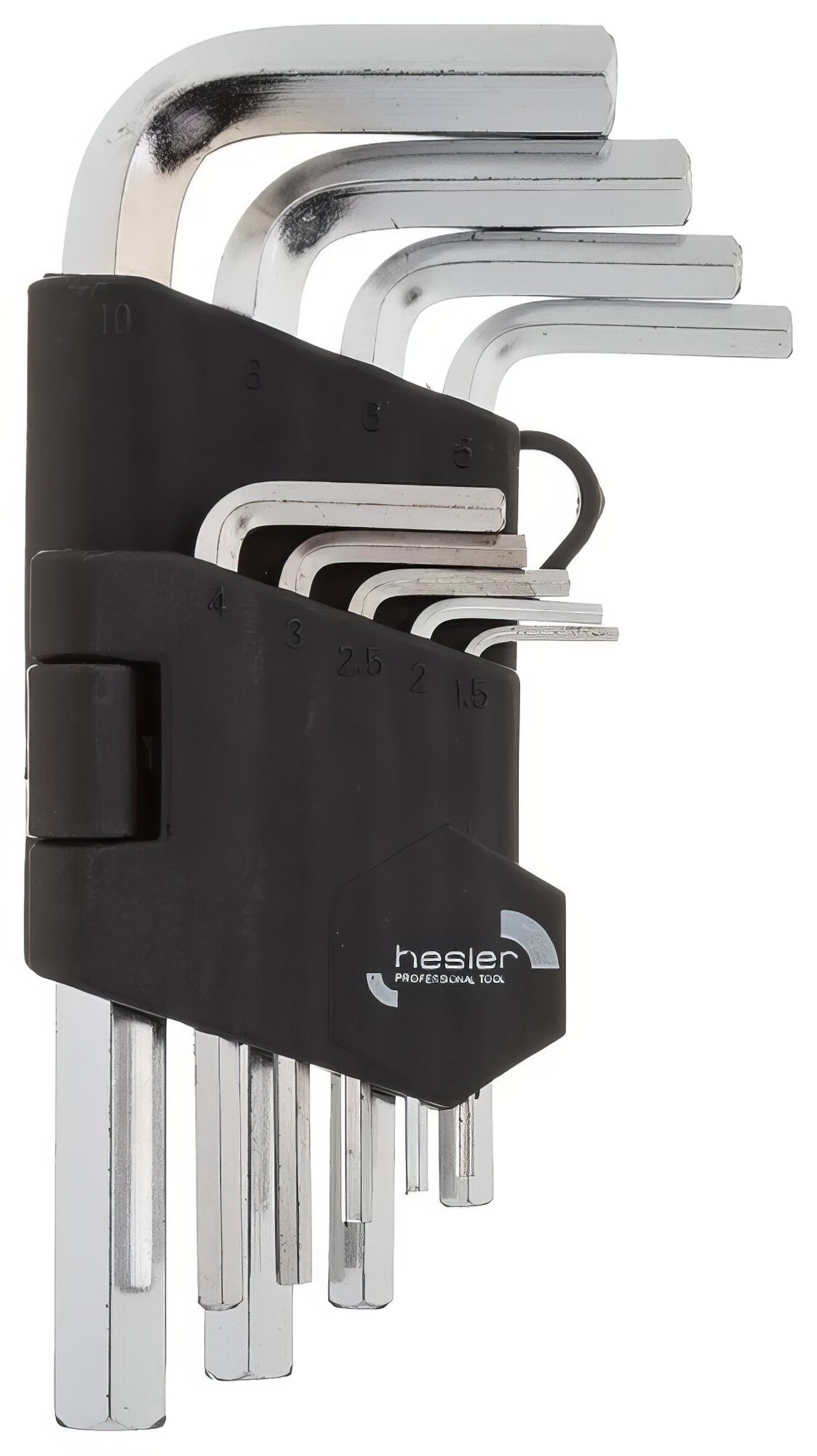 Набор шестигранных ключей Hesler 1,5-10 мм (9 шт.)