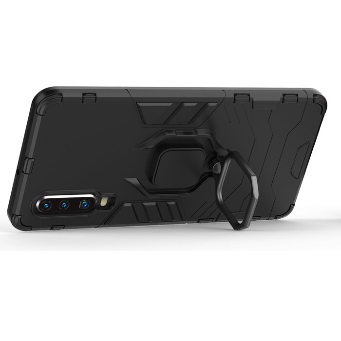 Противоударный чехол с кольцом Panther Case для Huawei P30 черный