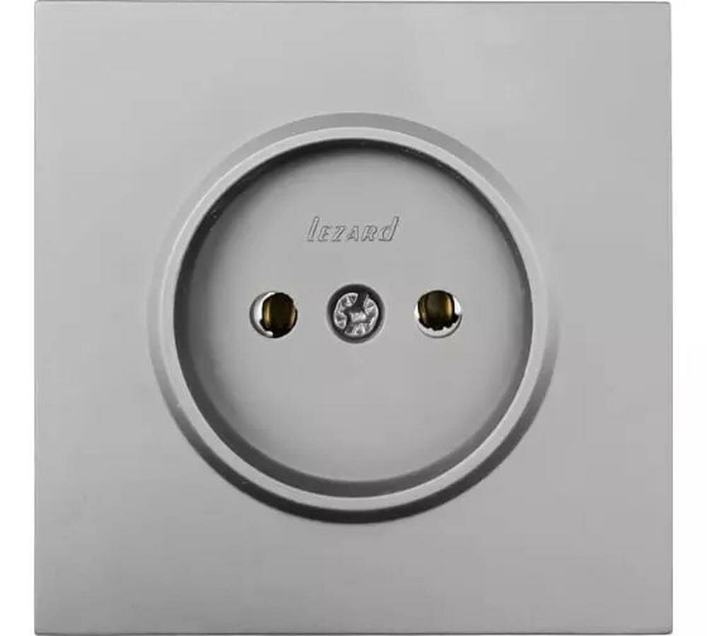 Розетка серый Lezard ZIMA 704-7488-121BQC