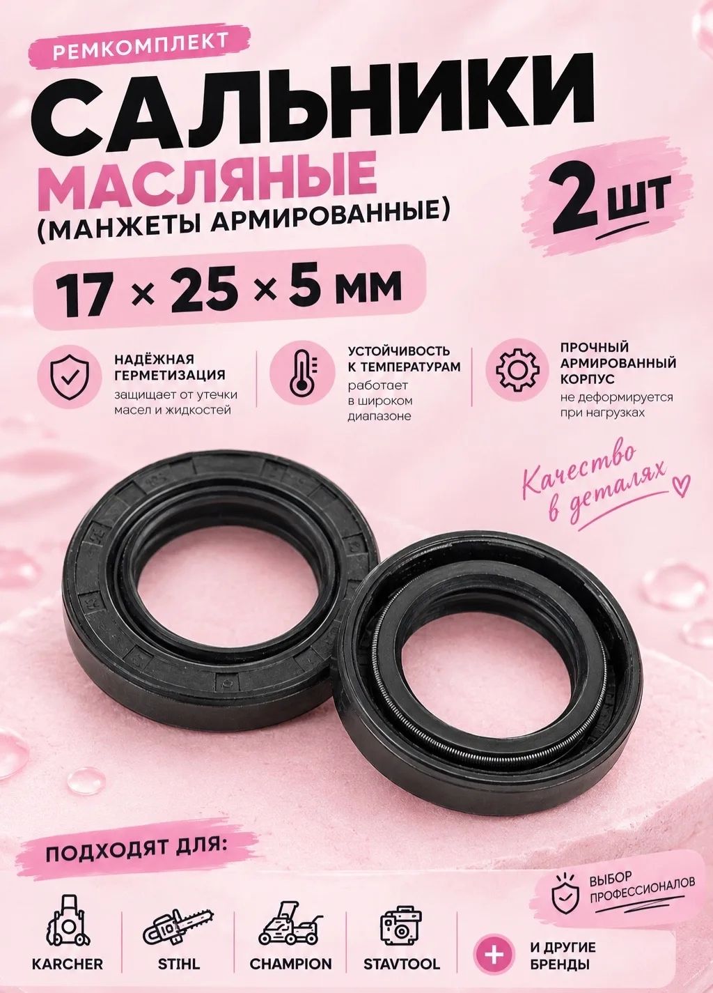 Сальник манжета армированная для мотор-колеса Syccyba Dual Impulse