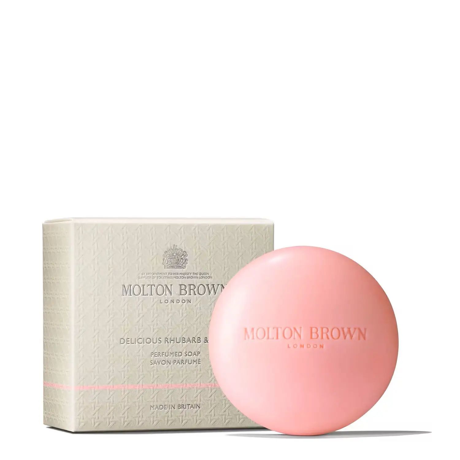 Твердое мыло для рук Molton Brown Delicious Rhubarb & Rose Perfumed Soap 150g