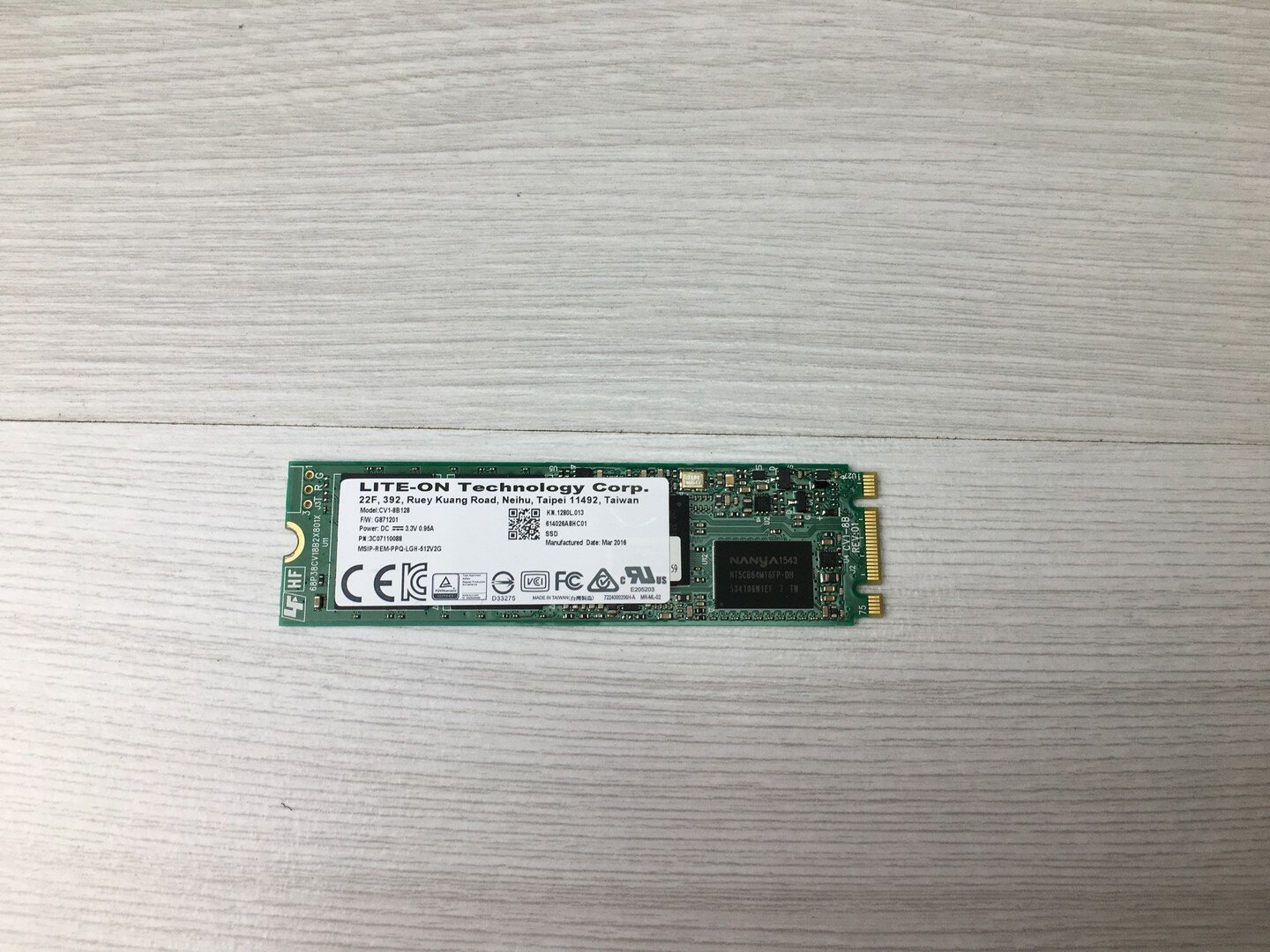 Накопитель SSD 120Gb Liteon CV1-8B128 M.2 SATA