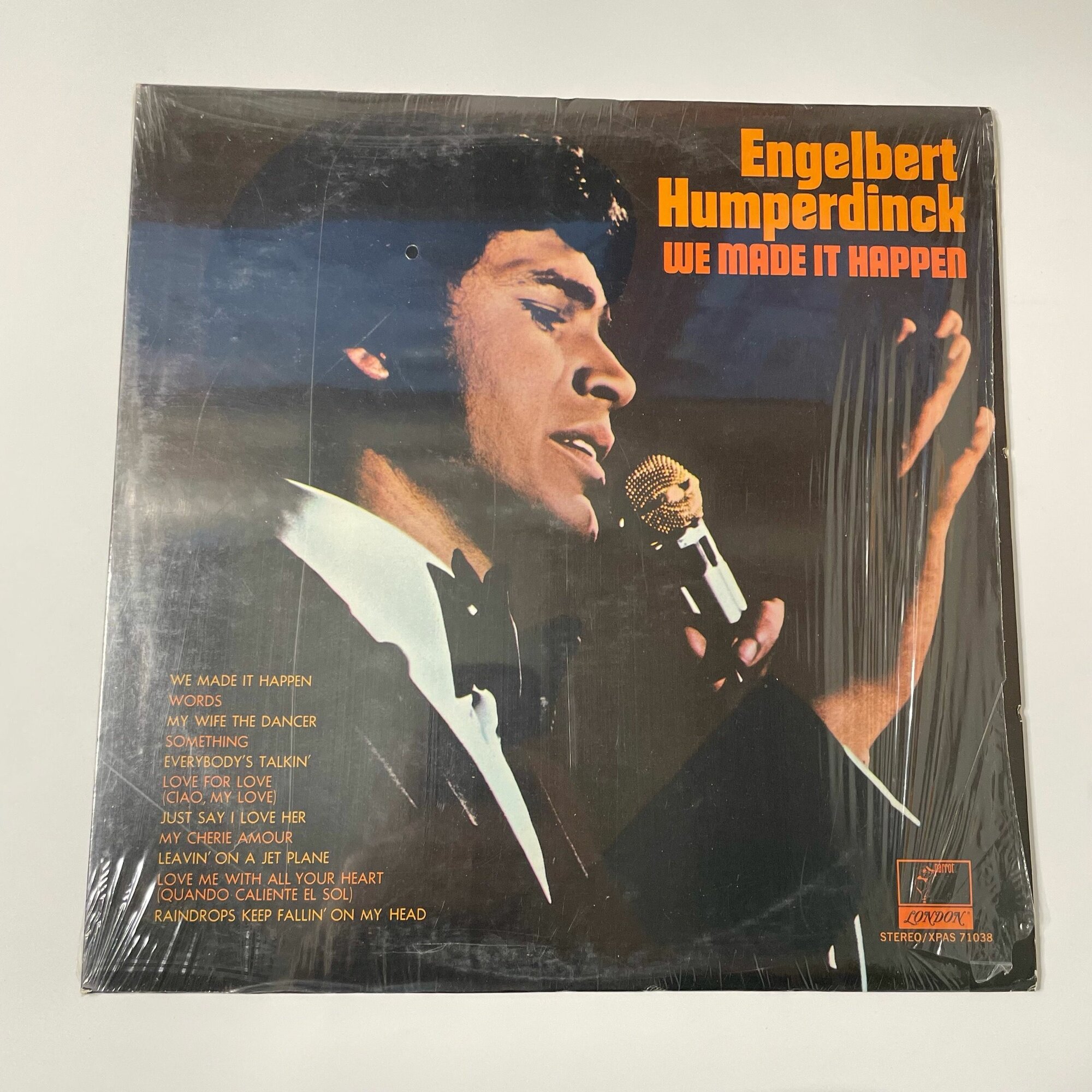 Винтажная виниловая пластинка LP Engelbert Humperdinck, We Made It Happen (США 1970)