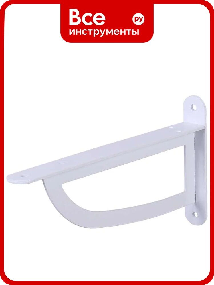 Кронштейн Larvijейн D-Wall, 250×120 мм, белый L7722WH