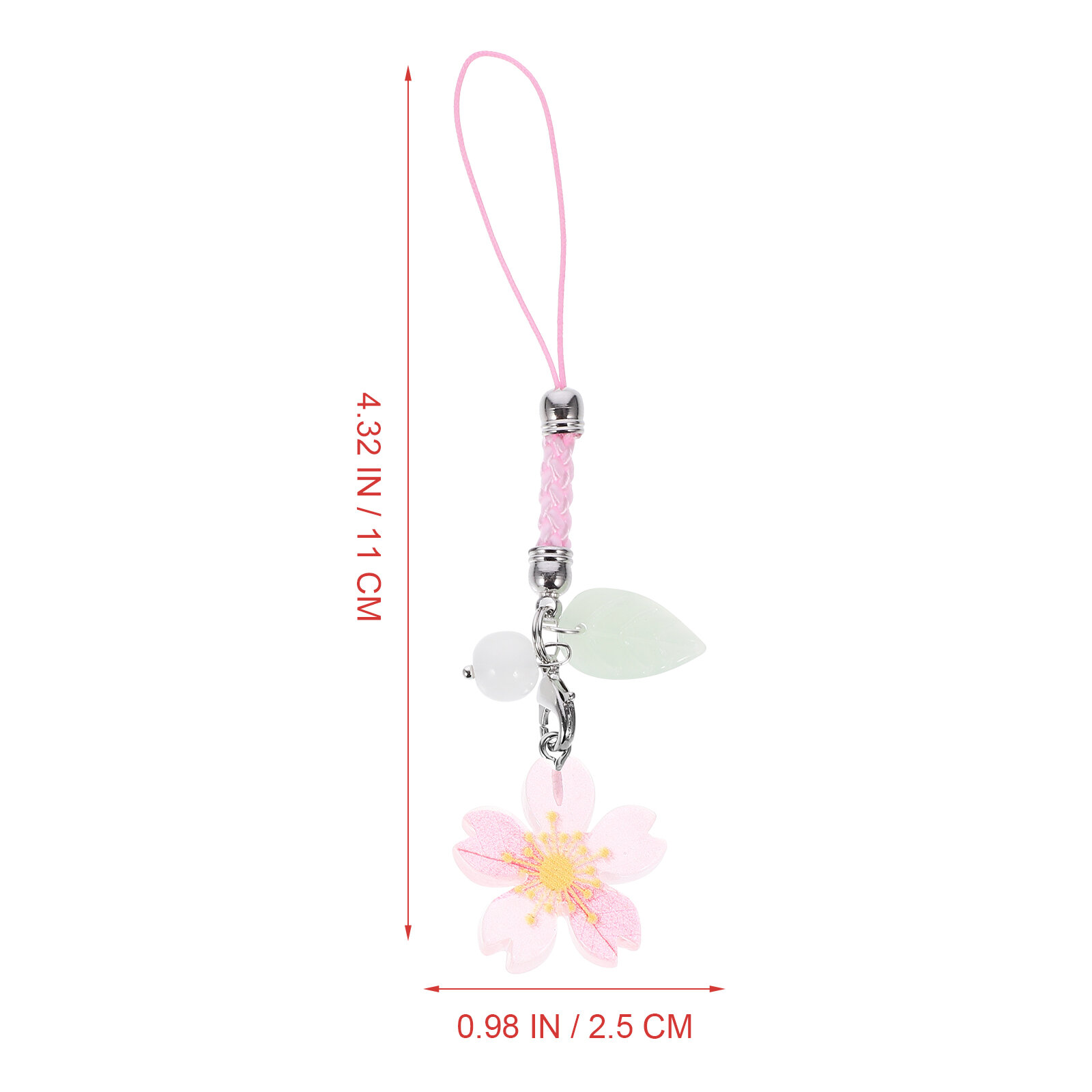 3 Штуки Подвески В Forme Вишни Для Наушников И Сумок 11.00X2.50X0.40Cm