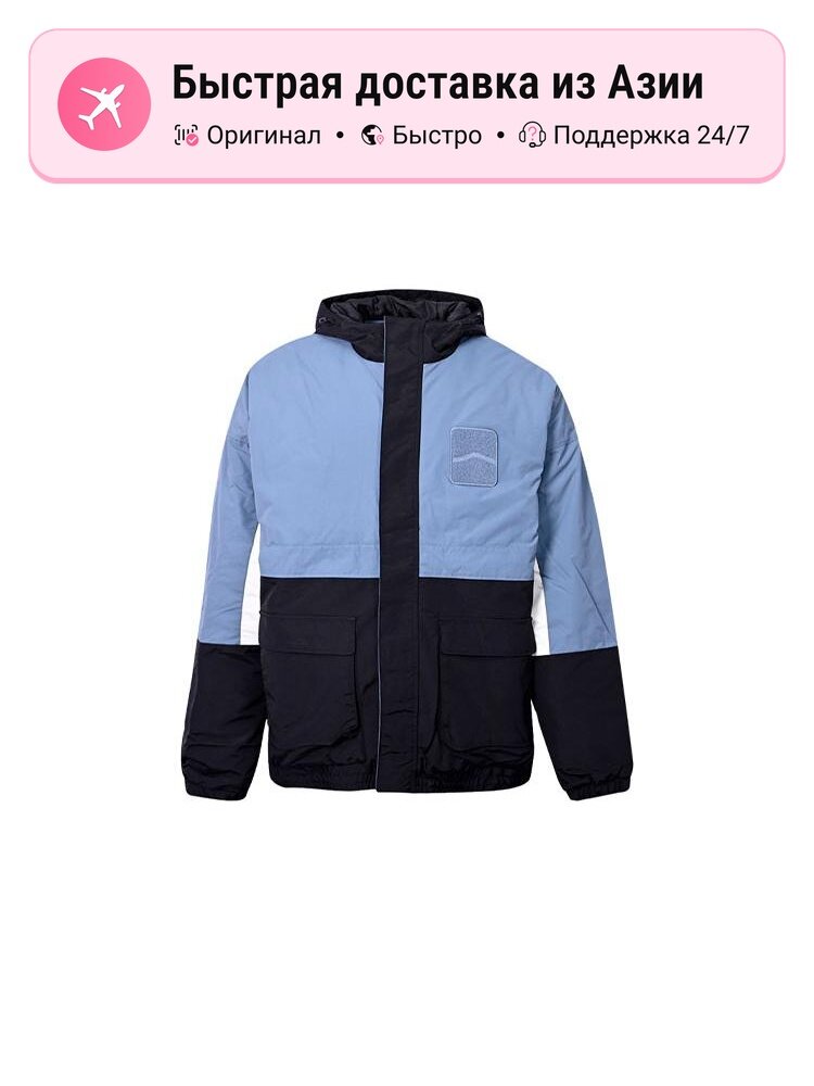 Пуховик Colorblock Hooded Puffer Jacket