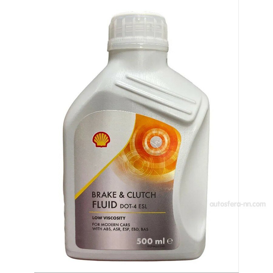 SHELL AT59H жидкость тормозная DOT 4, BRAKE CLUTC 0.5Л SHELL at59h