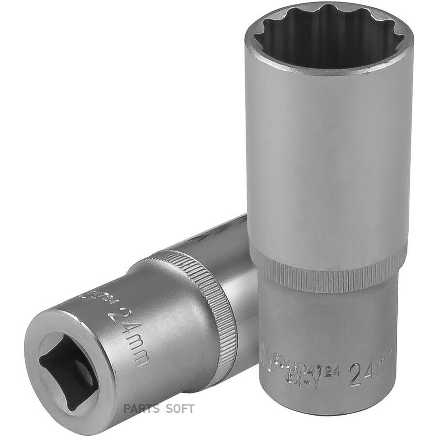 Головка торцевая 1/2" 24мм 12гр. глубокая JONNESWAY JONNESWAY S04HD4724 | цена за 1 шт