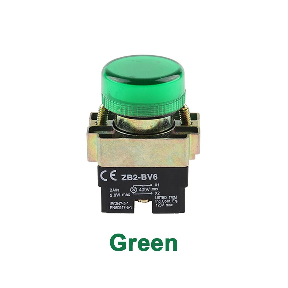 Переключатель DIANQI XB2-BV63 XB2-BV64 22 мм Зеленый, green, 220V