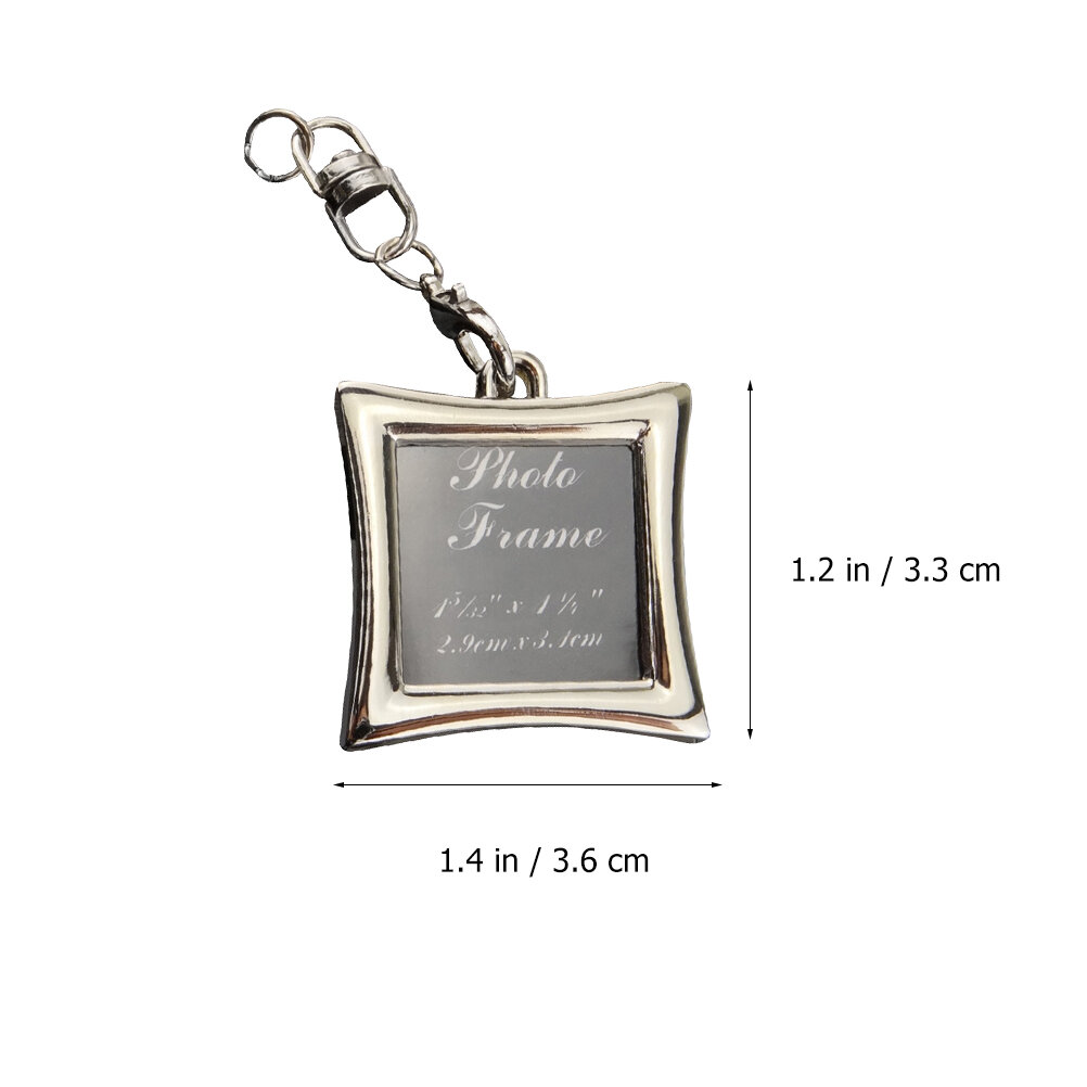 4PCS Ключница Для Фото В День Валентина Модная Ключница Размер 3.5X3.5X0.5CM