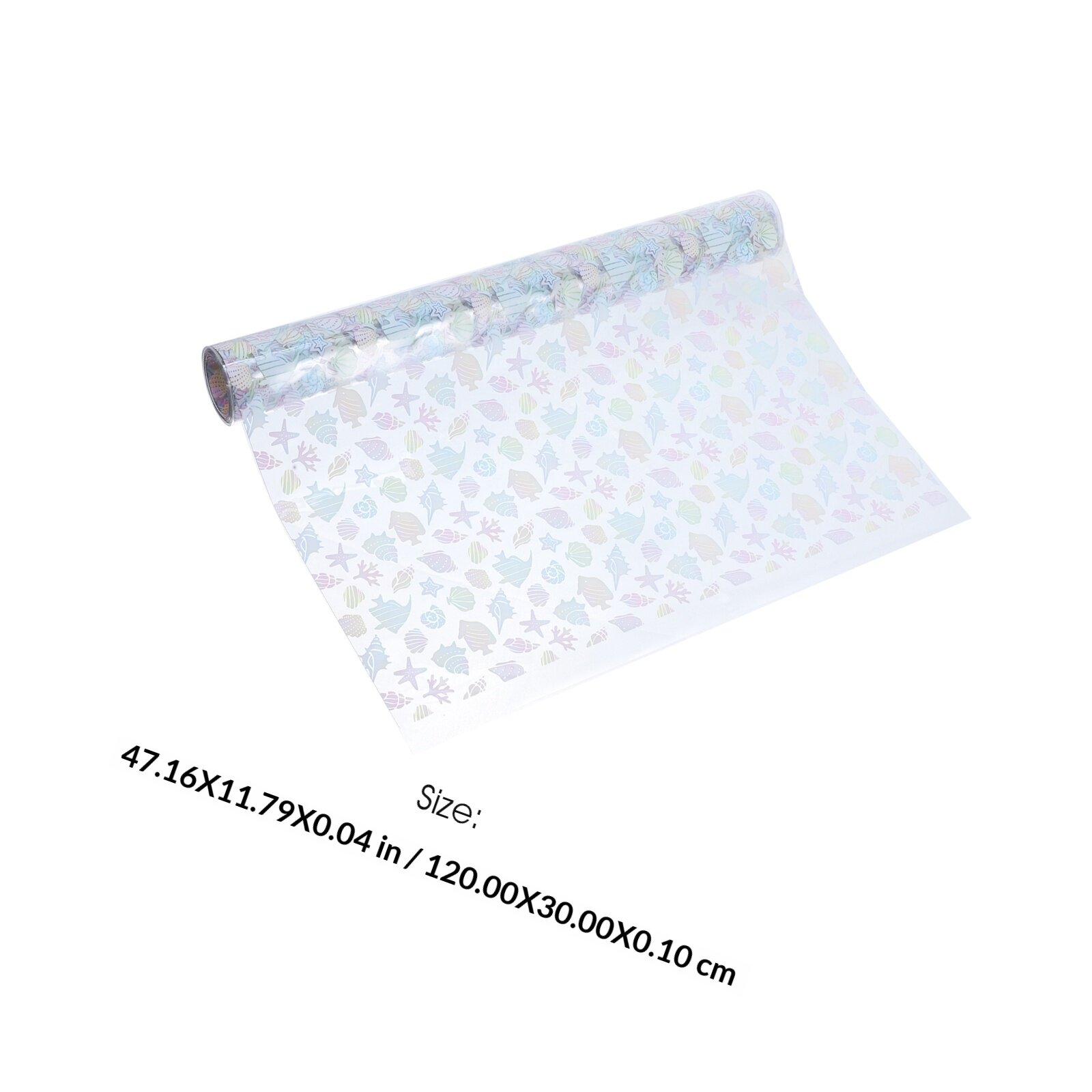 Прозрачный Лист ПВХ Кожи Для Создания Сумок 1 Шт 120.00X30.00X0.10Cm