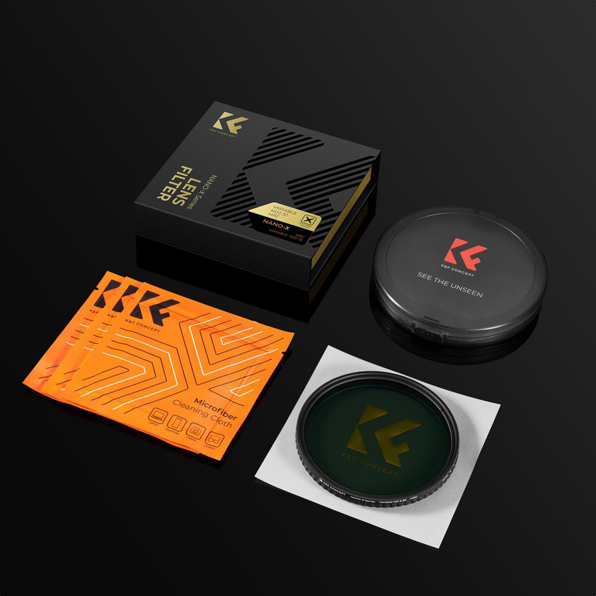 Светофильтр K&F Concept Nano-X ND2-ND32 52mm KF01.1058V1