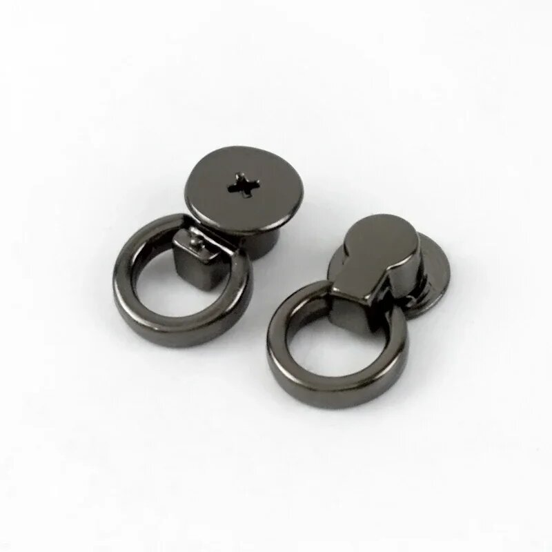 Металлические пряжки Deepeel 8 мм, набор из 5/10/20 шт. Черный, 8mm-20Pcs, KY252-GunBlack