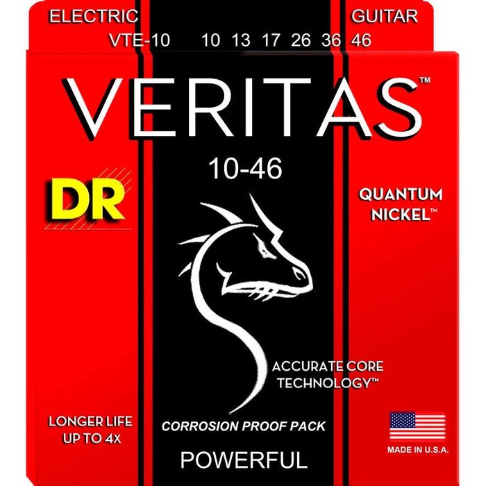 DR String VTE-10 Струны для электрогитары — фото 1
