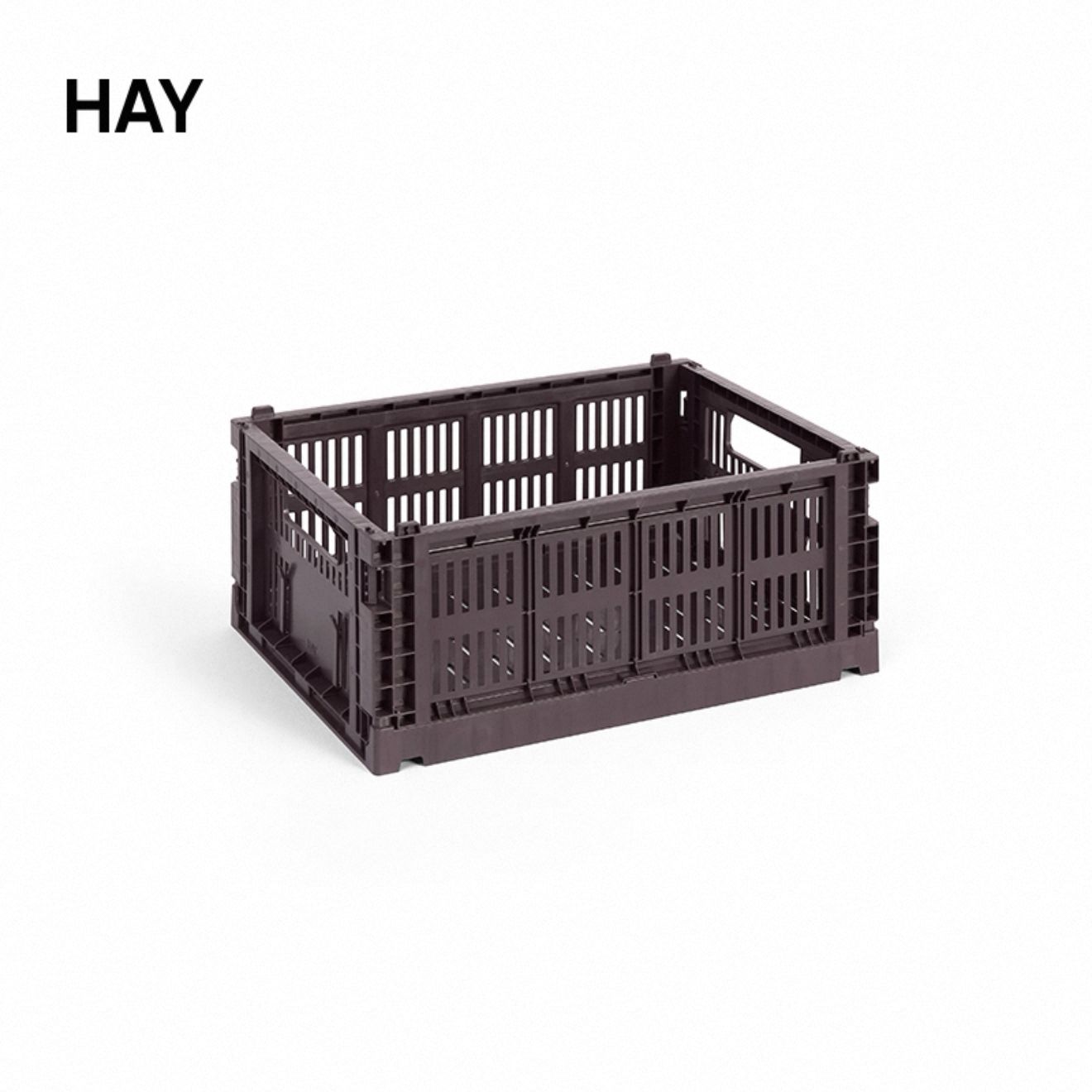 HAY Кофр для хранения вещей 34.5x26.5x14 см 1 шт темно-бордовый