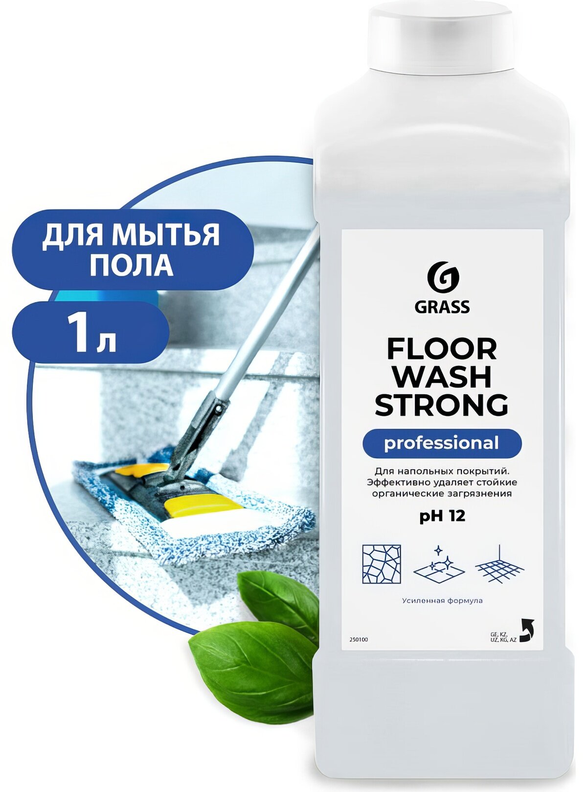 Моющее средство для мытья пола Grass 1 л Floor Wash Strong 250100