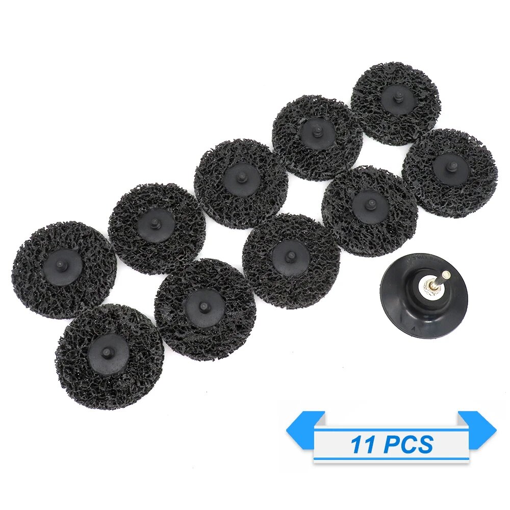 ATIKA Роло Disc Strip & Clean Силиконовый Карбид 3 дюйма Black with 1 backer