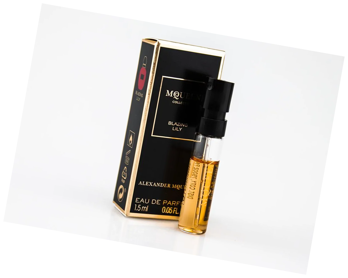 Парфюм в миниатюре: Парфюмерная вода Alexander Mcqueen Blazing Lily пробник 1.5 / Александр Маккуин Блезинг Лили сэмпл