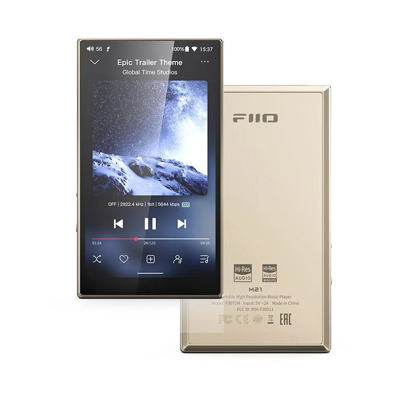 FiiO M21 Hi-Res аудиоплеер, M21-TiGD