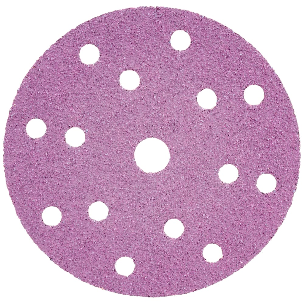 Круг шлифовальный Purple PP627 (150 мм; 15 отверстий; Р40; 50 шт) Hanko PP627.150.15.0040