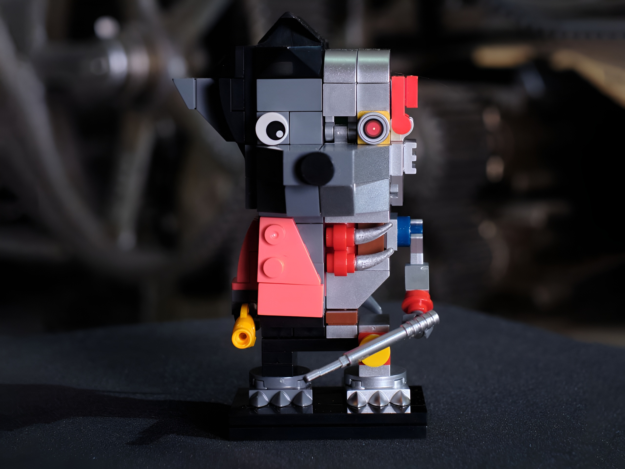 Конструктор brick labs Киборг: Волк 176 дет.