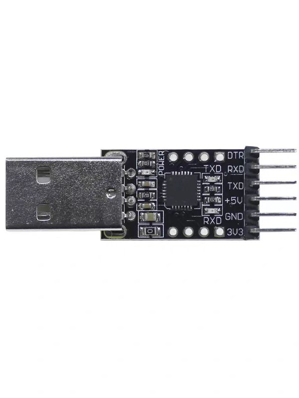 Новый модуль CP2102 USB TTL USB Ротационный порт UART Карточка STC Скачать черный