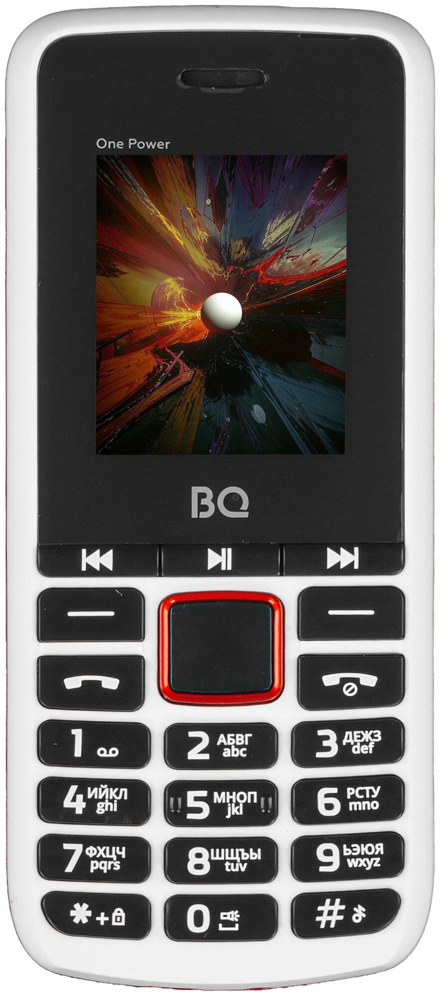 Сотовый телефон BQ 1846 One Power, 1.77", 160x128, TN (TFT) White/Red